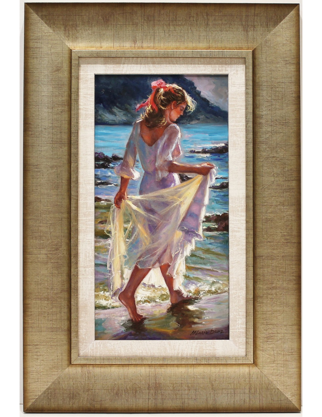Mario Díaz: Woman with a sarong