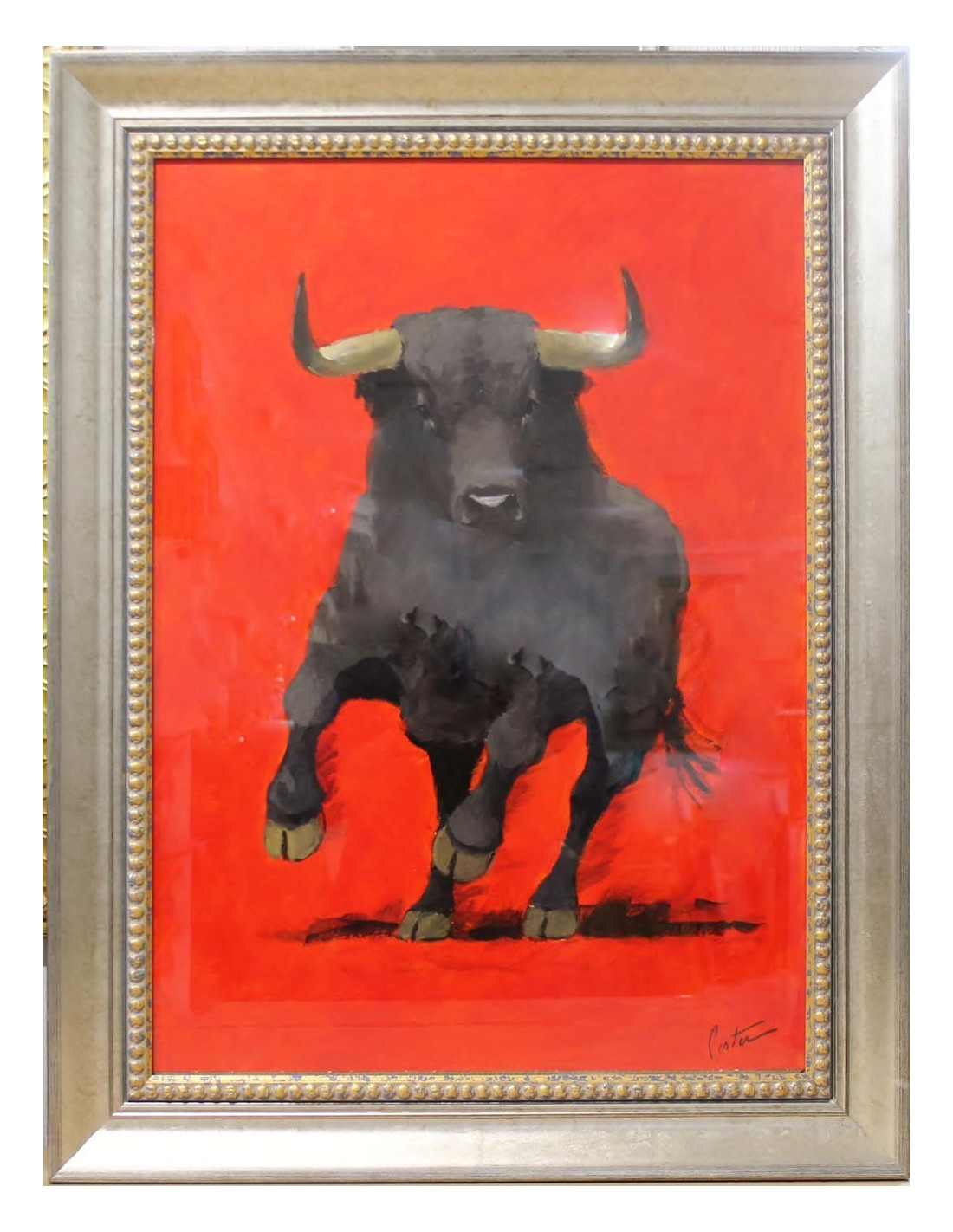 "Ese toro" | Cuadro al óleo de Enrique Pastor